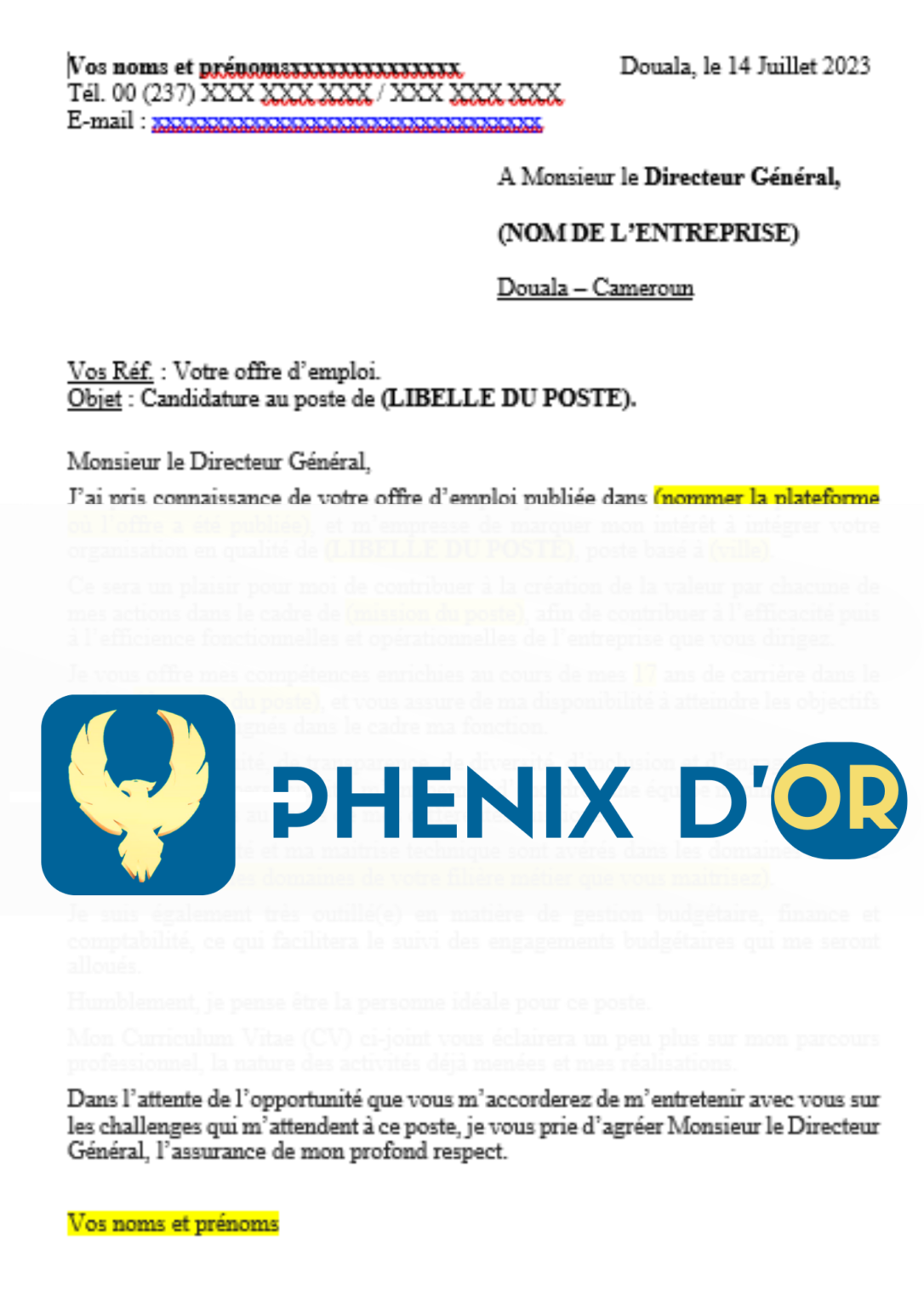 Formulaire de demande d'explication avec réponse | Outils | Phenix d'Or Formulaire de demande d'explication avec réponse | Outils | Phenix d'Or